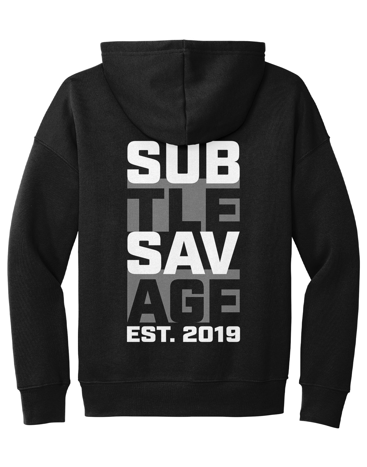 STACKED BLOCK HOODIE – Subtle Savage Shop